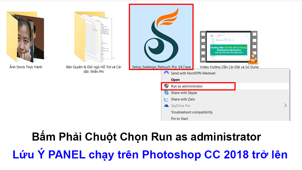 Hướng dẫn cài đặt và sử dụng SADESIGN RETOUCH PANEL - Kho Tài Nguyên Đồ ...