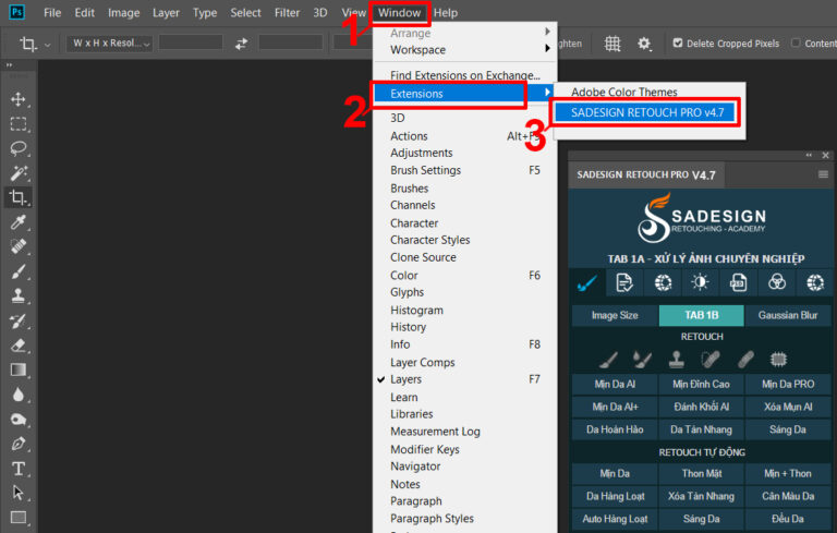 Hướng dẫn cài đặt và sử dụng SADESIGN RETOUCH PRO V4.7 - Kho Tài Nguyên ...