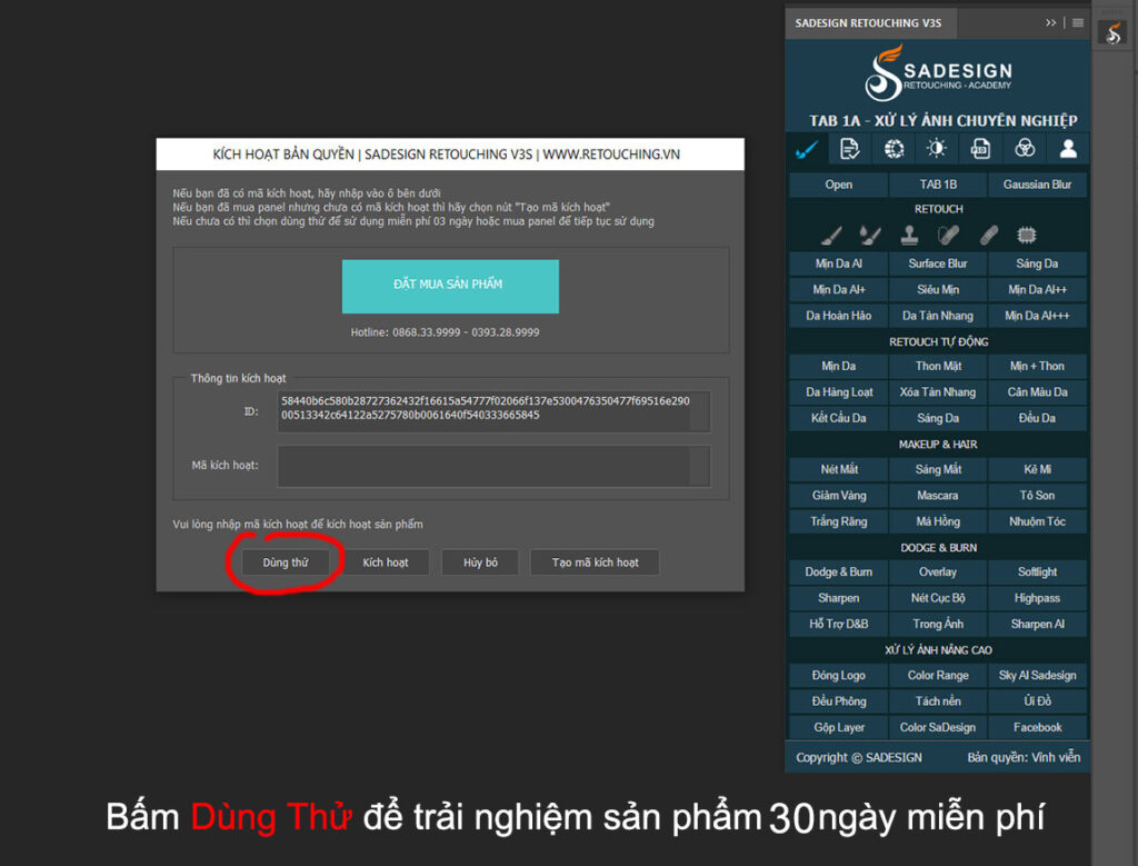 Hướng Dẫn Cài Đặt & Kích Hoạt Bản Quyền Panel V3S | SADESIGN - Kho Tài ...