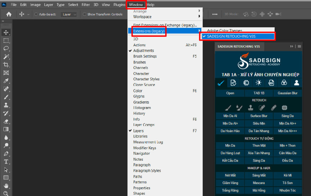 Hướng dẫn cài đặt và sử dụng SADESIGN RETOUCH PRO V4S - Kho Tài Nguyên ...
