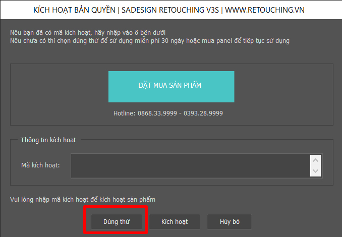 Hướng dẫn cài đặt và sử dụng SADESIGN RETOUCH PRO V4S - Kho Tài Nguyên ...